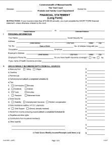 Guide to Financial Disclosure in Massachusetts Divorce Cases
